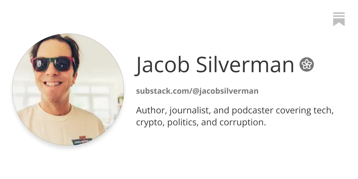 Jacob Silverman | Substack