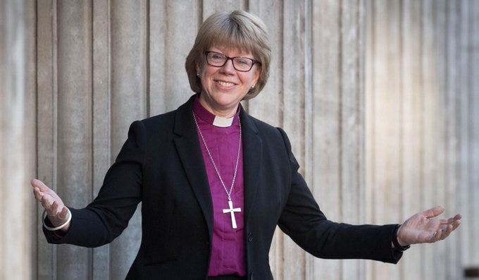 Una donna “vescovessa” primate della setta eretica anglicana