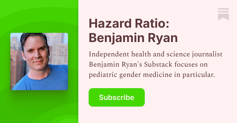 Hazard Ratio: Benjamin Ryan | Substack