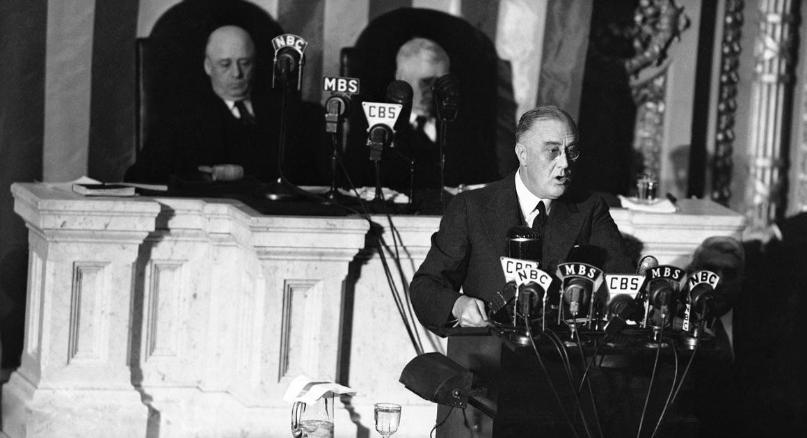 Roosevelt's Four Freedoms - by Martin Cherrett