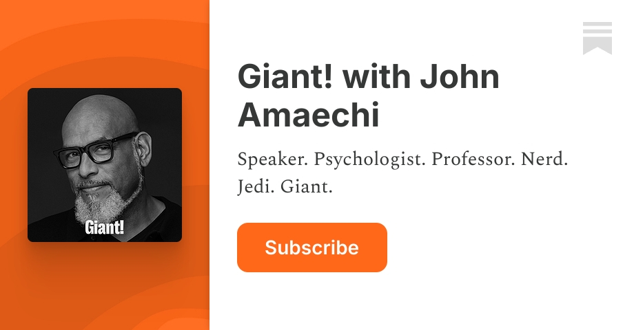 Giant! with John Amaechi | Substack