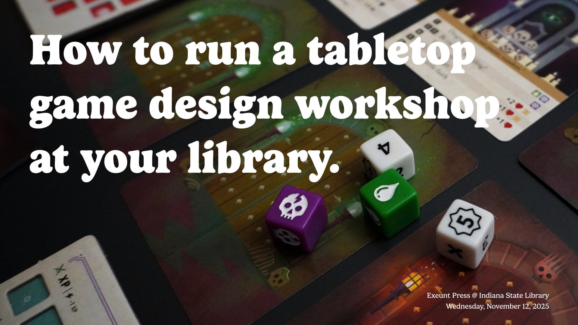 How to run a tabletop game design workshop at your library (video)