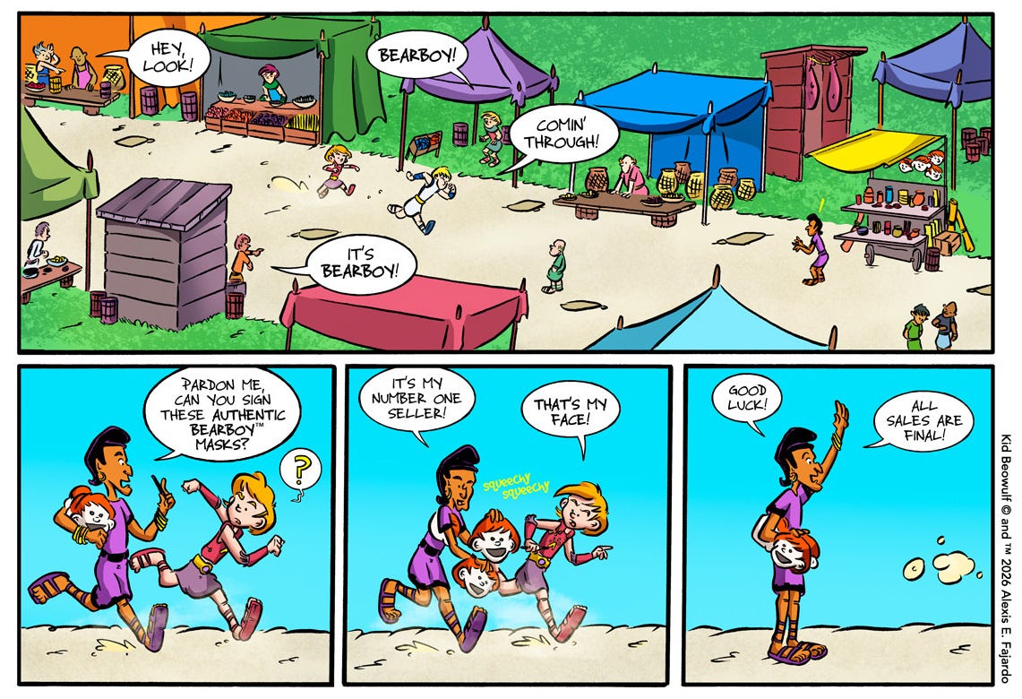 Art vs. Artist 2025 - by Lex Fajardo - Kid Beowulf