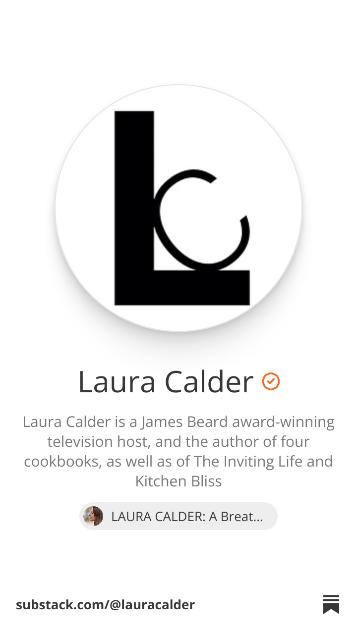 Laura Calder | Substack