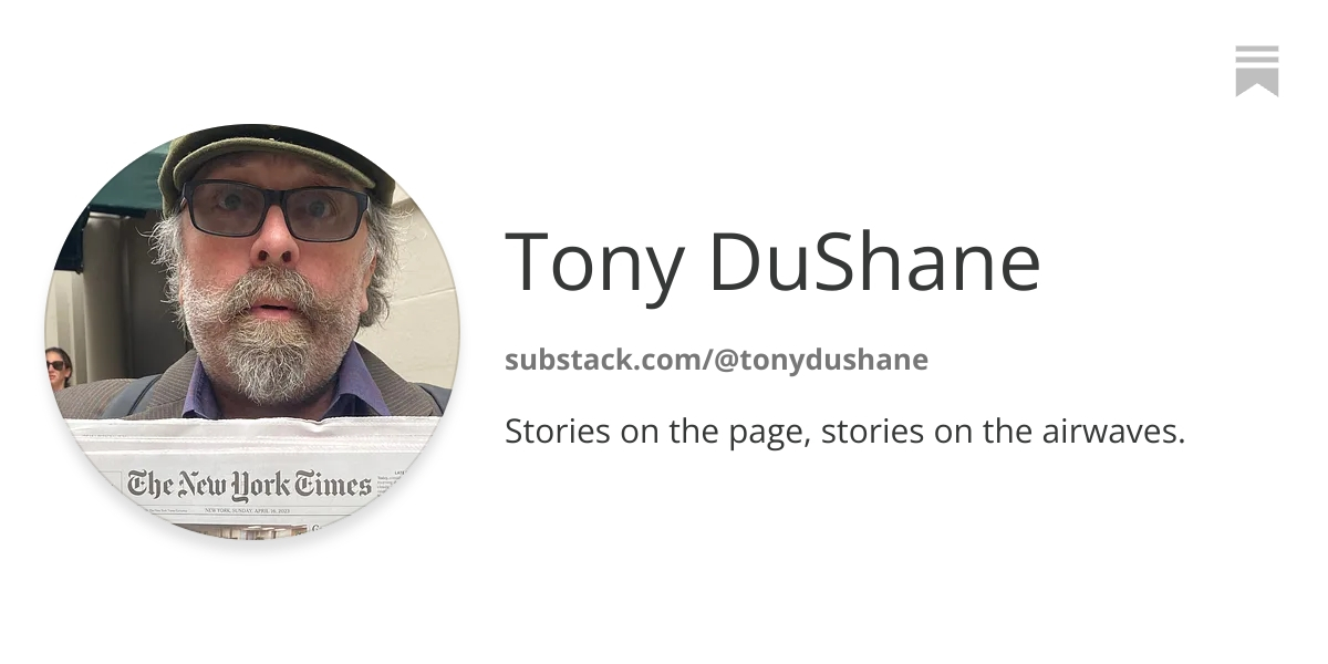 Tony DuShane | Substack