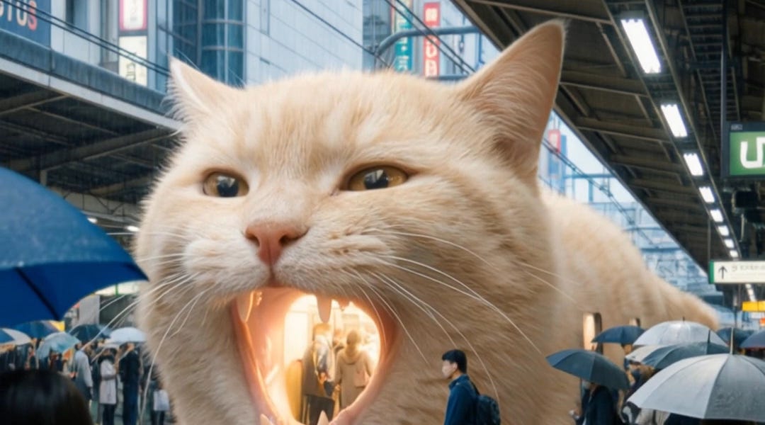 #267 Viral Video Prompt: Cat Train - by Sifu Yik Chan