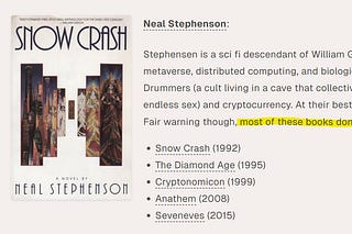 Graphomane | Neal Stephenson | Substack