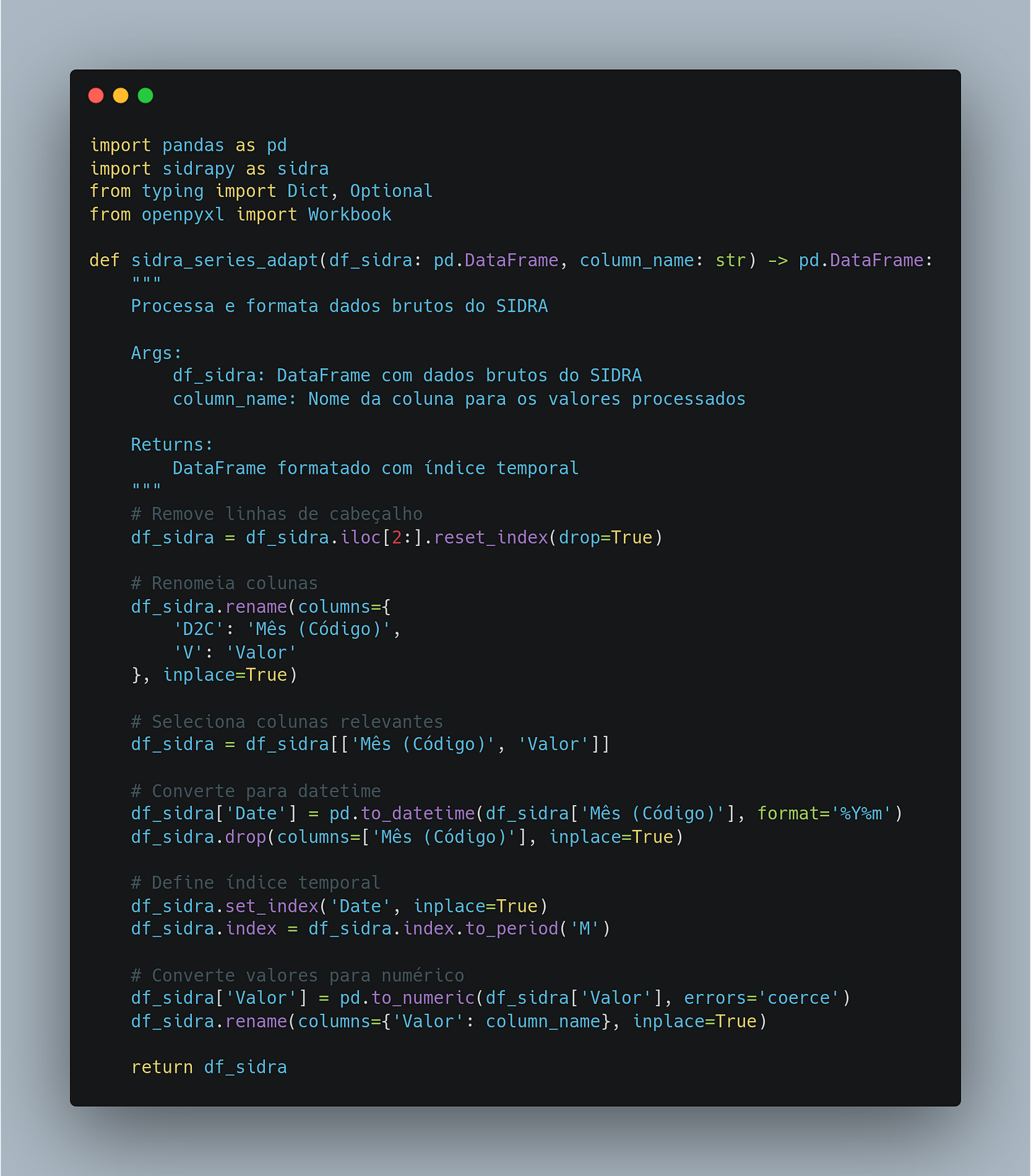 Como baixar dados do IBGE pelo SIDRA: um guia simples com python