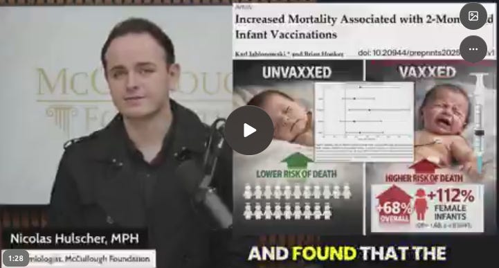 BREAKING STUDY: Infant Vaccination Increases DEATH Risk by Up to 112% ...