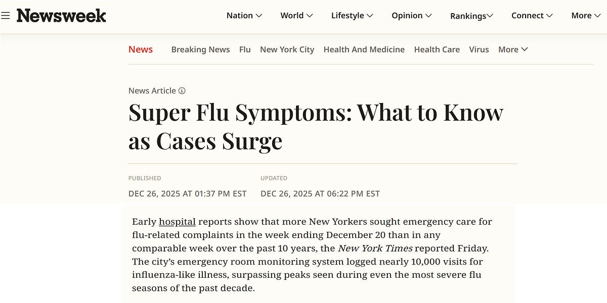 Comments - Flu Season Intensifies with Large-Scale Vaccine Failure and ...
