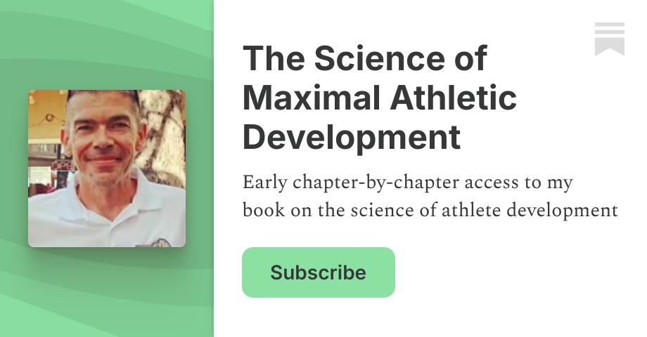 About - The Science of Maximal Athletic Development