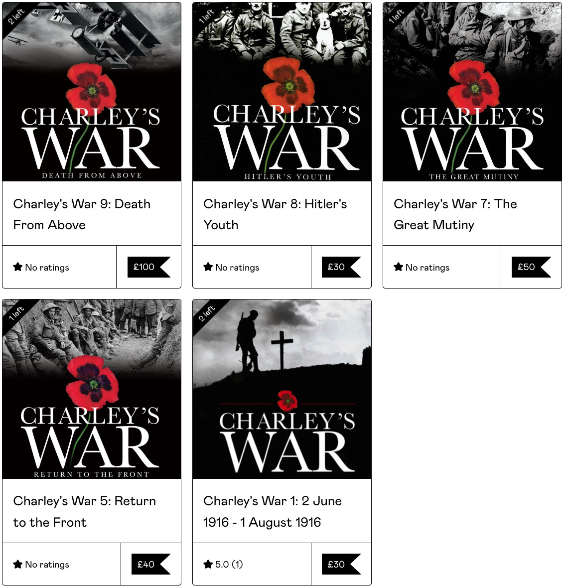 Secret History: Charley's War 2 - The Somme - by Pat Mills