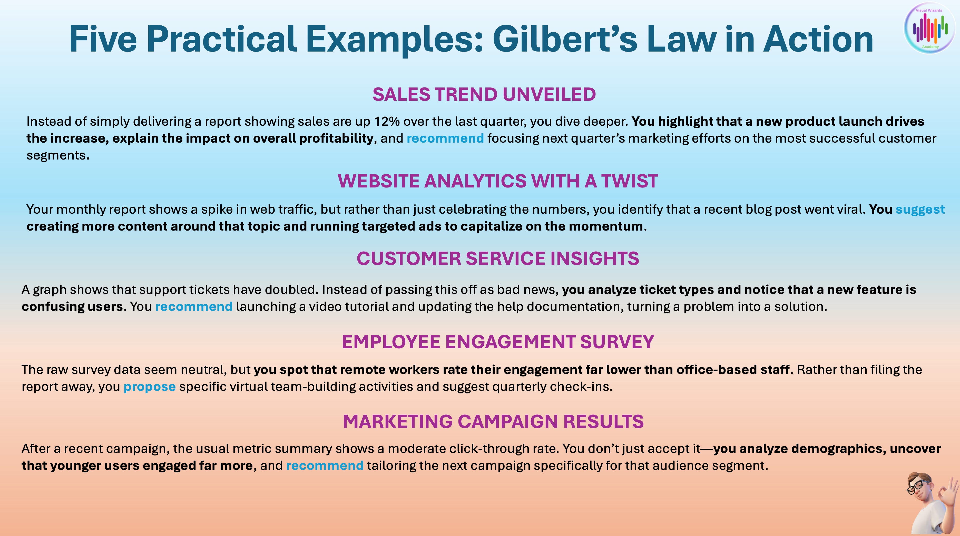 Gilbert’s Law: The Hidden Gem to Data Storytelling Success