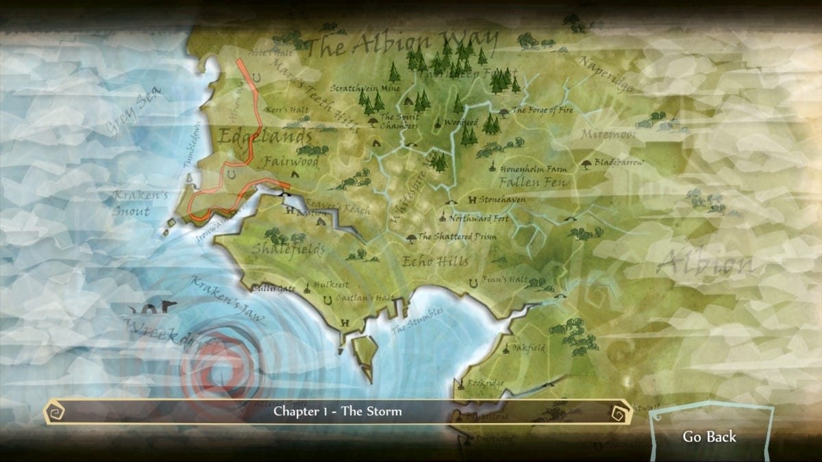 Redrawing My 'Fable' Fan-map from 5 Years Ago - by Dewi