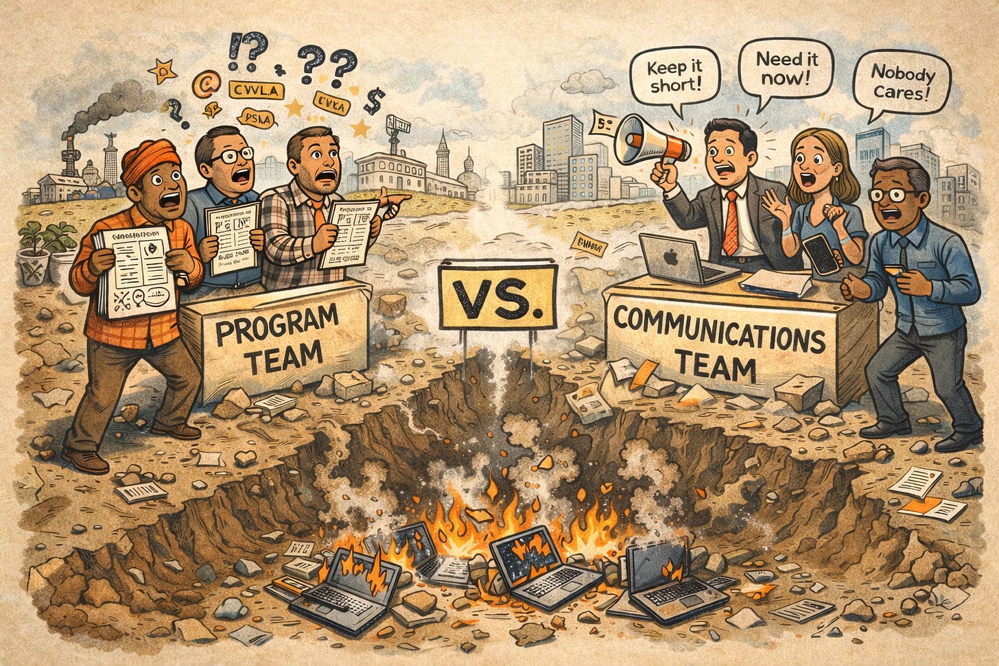 Field reality v/s font size! - by Ishan Choudhary