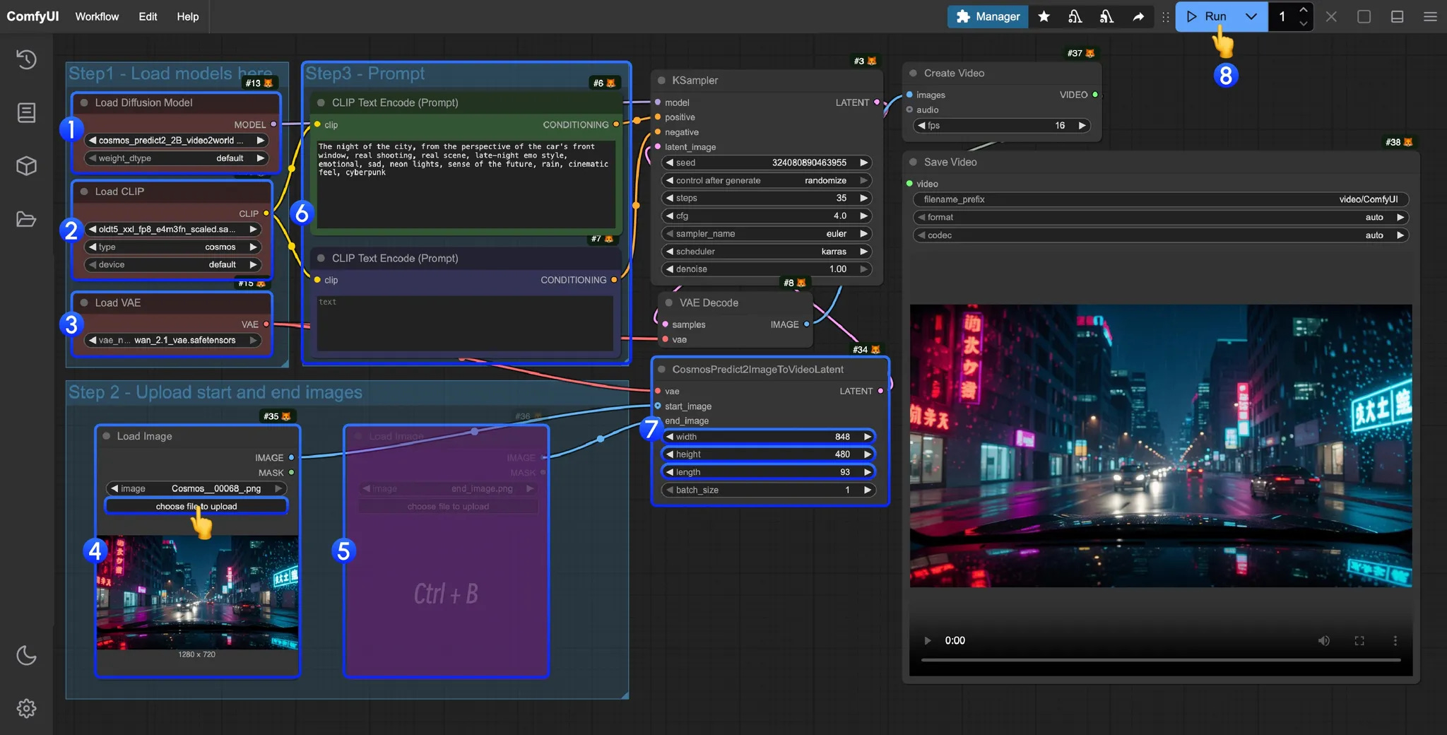 Cosmos-Predict2 Now Supported in ComfyUI! - by Jo Zhang
