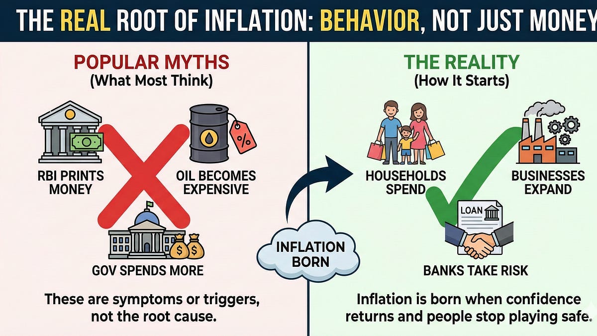 What causes inflation? Inflation doesn’t begin in markets. It begins in ...