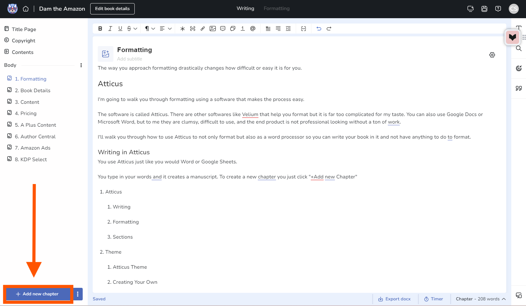 Atticus - Book Formatting Made Easy - by Chris Stanley