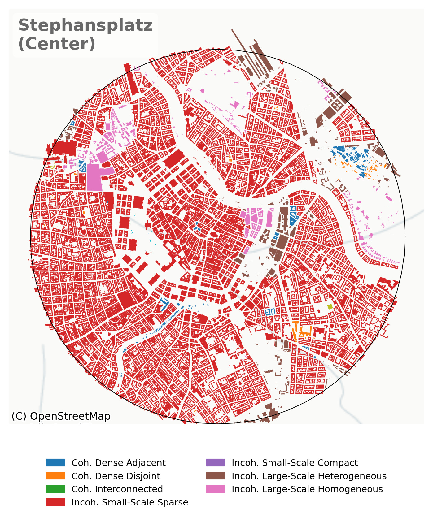 Mapping Vienna’s Urban Fabric - Urban Form Visualization in Python - PT1