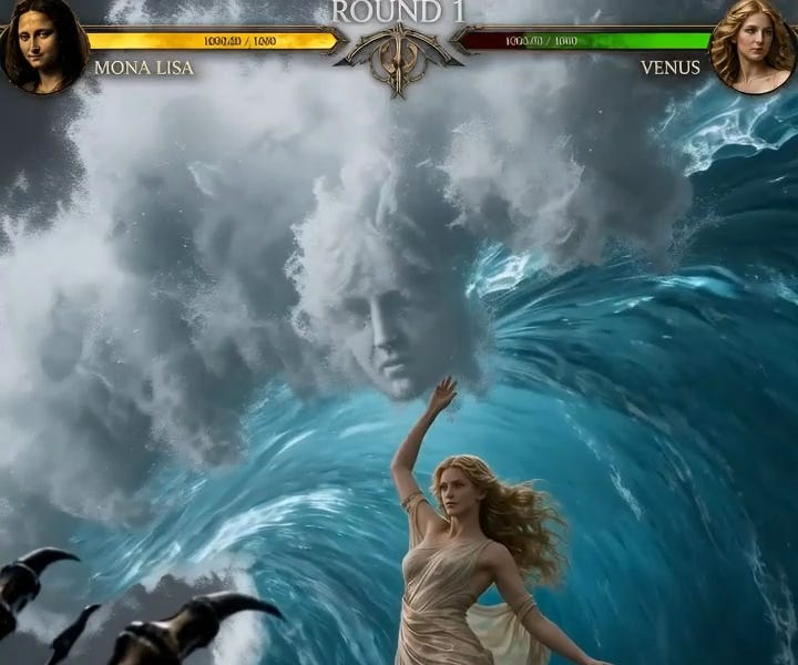 #540 VIRAL VIDEO PROMPT: MONA LISA vs VENUS