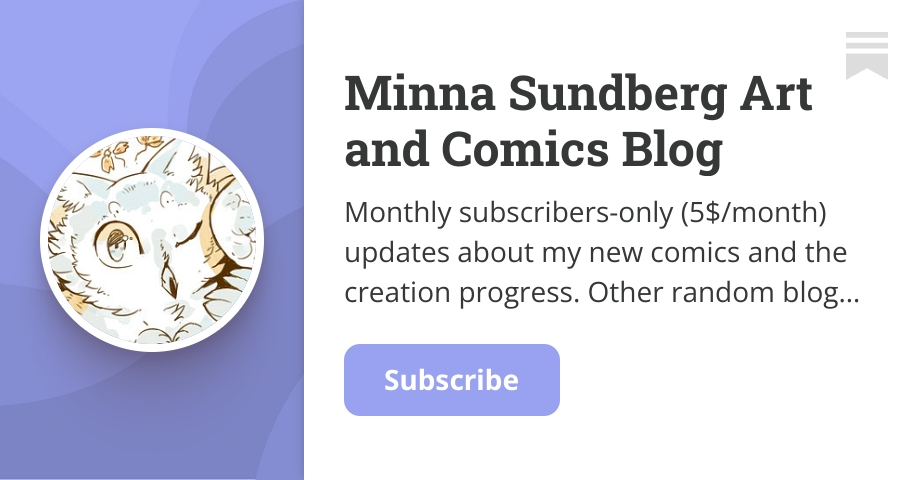 Minna Sundberg Art and Comics Blog | Substack