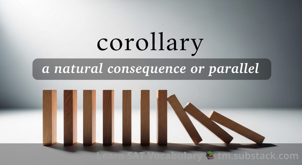 Corollary — Meaning, Definition, & Examples | SAT Vocabulary
