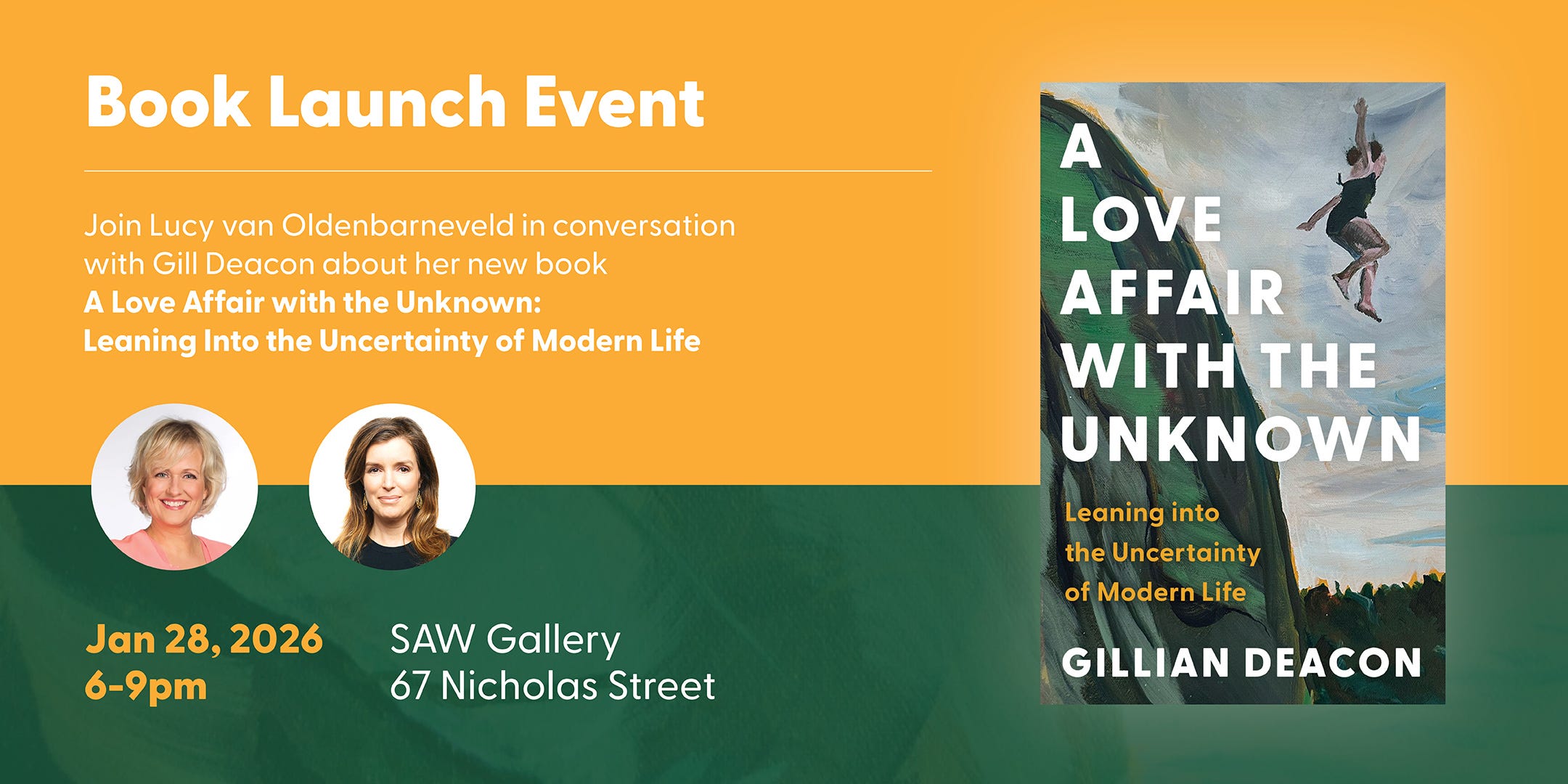 Carney in Davos, me in New York - by Gill Deacon