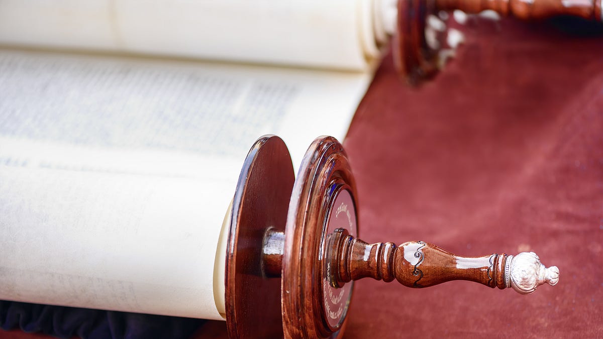 torah scrolls