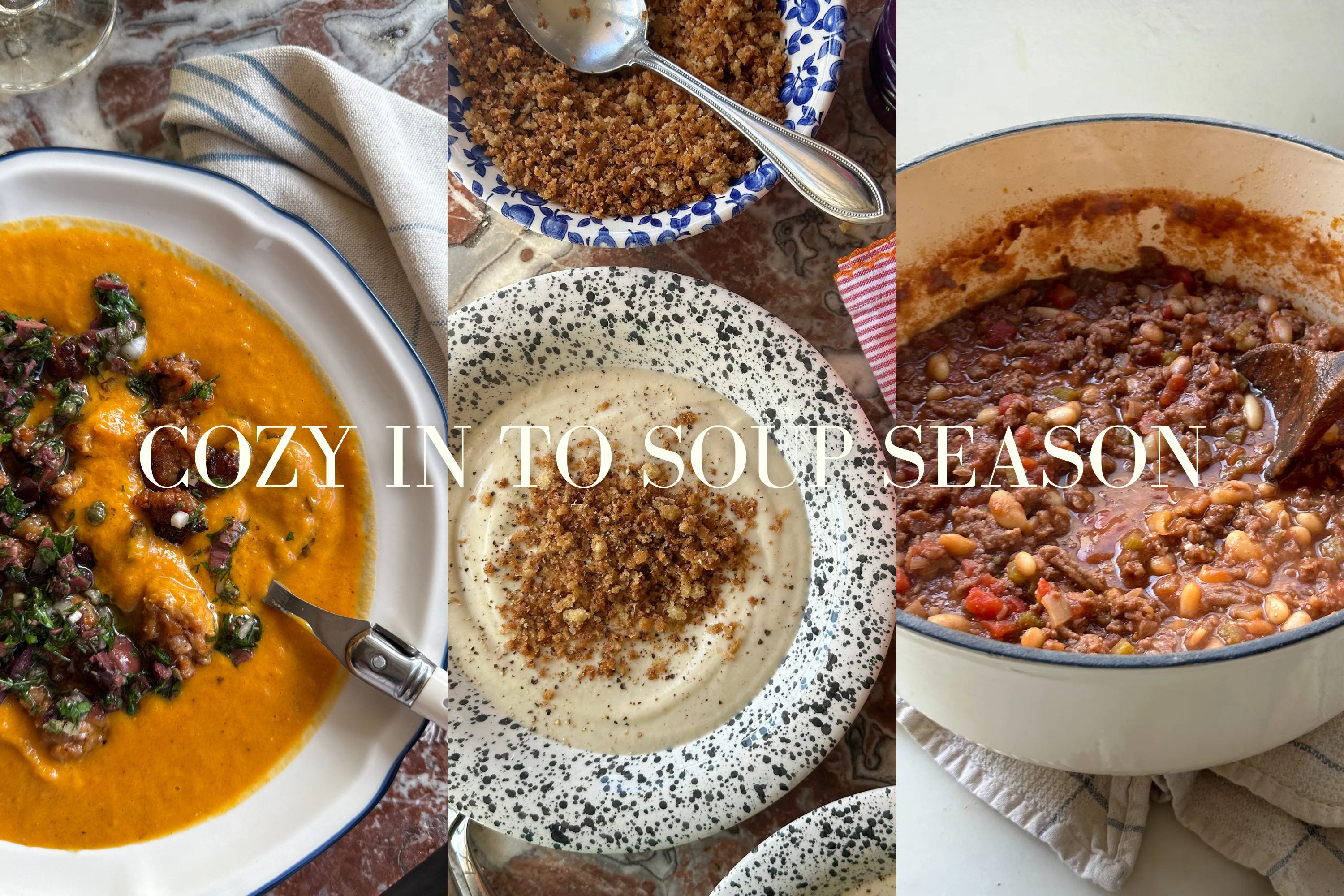 7 cozy soups for chilly nights