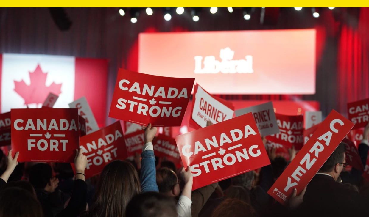 The patriotic branding of Canada’s Liberal campaign is aggressively ...