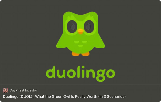 DayPriest Investor (@daypriestinvestor): "🦉Duolingo DUOL just got ...