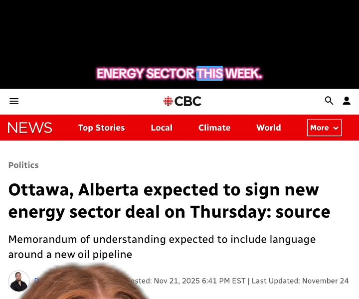 Carney is reportedly set to gift Smith a path to a new oil pipeline ...