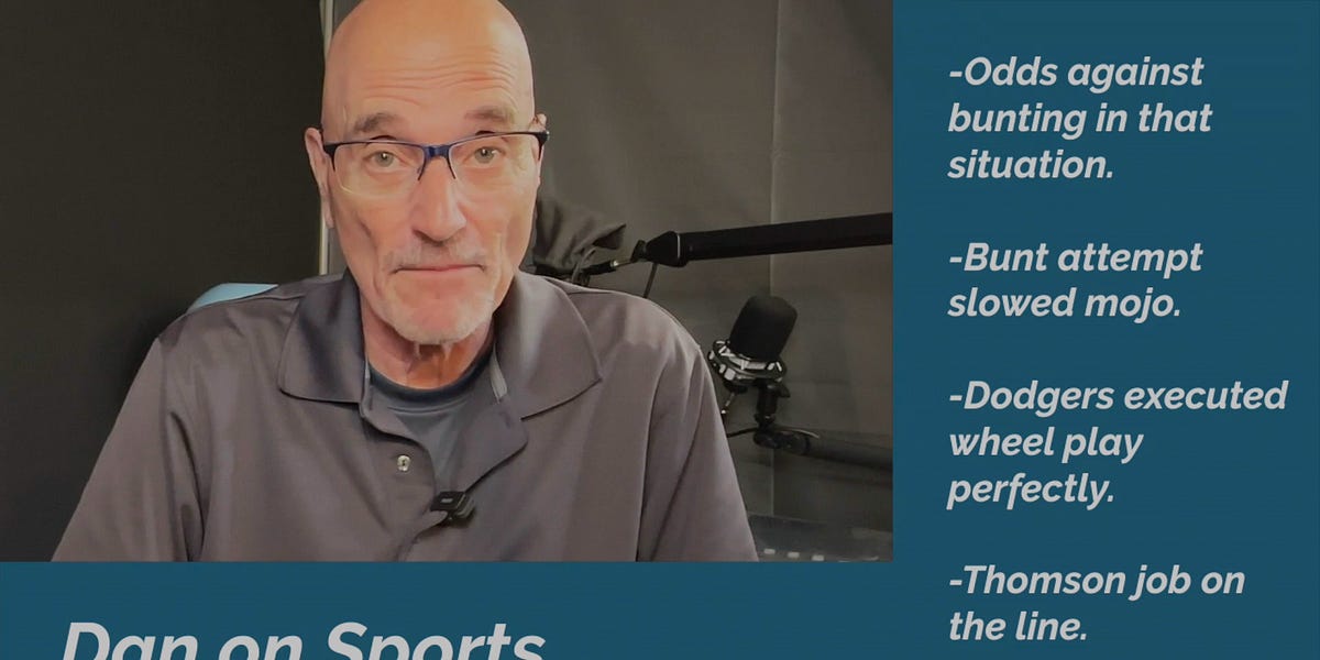 The Dodgers can execute - by Dan Lovallo - Dan On Sports