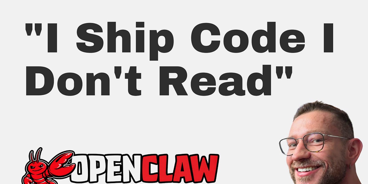 The creator of Clawd: "I ship code I don't read"