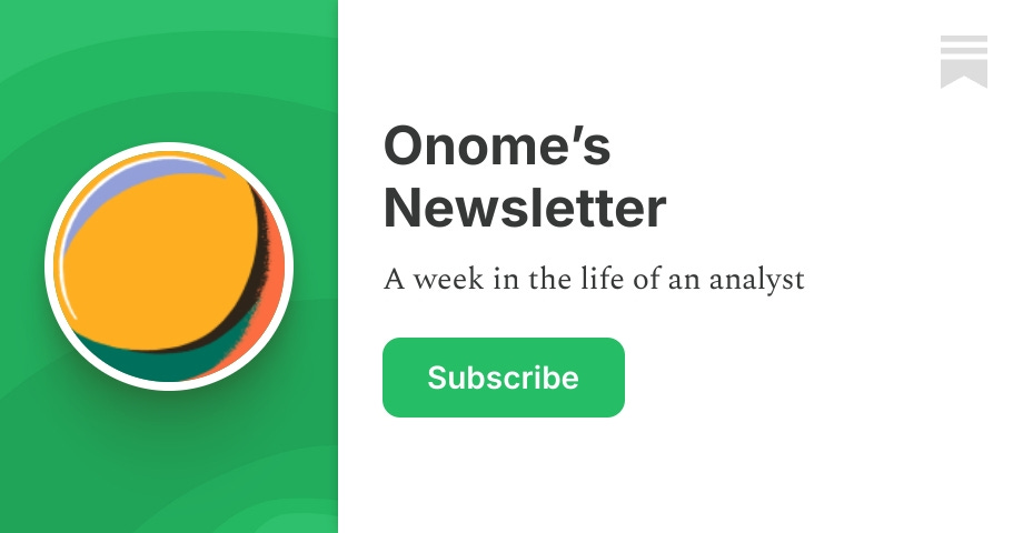 Onome’s Newsletter | Onome Ohwovoriole | Substack