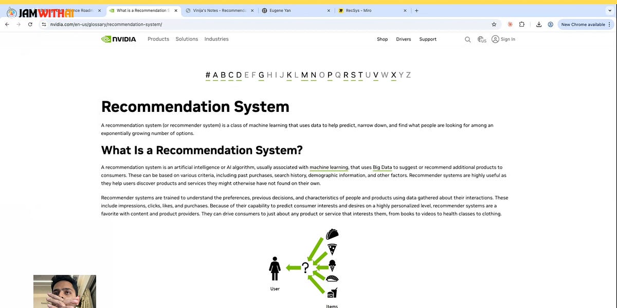 Monthly Paid Session #1: Recommendation Systems (high level overview)