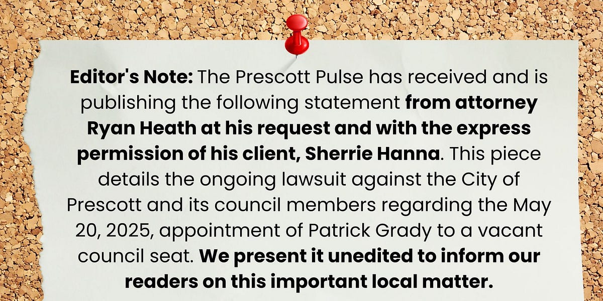 Attorney Ryan Heath's Letter to Prescott