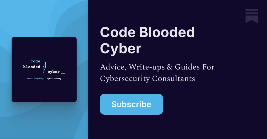 Code Blooded Cyber | Matthew Twells | Substack