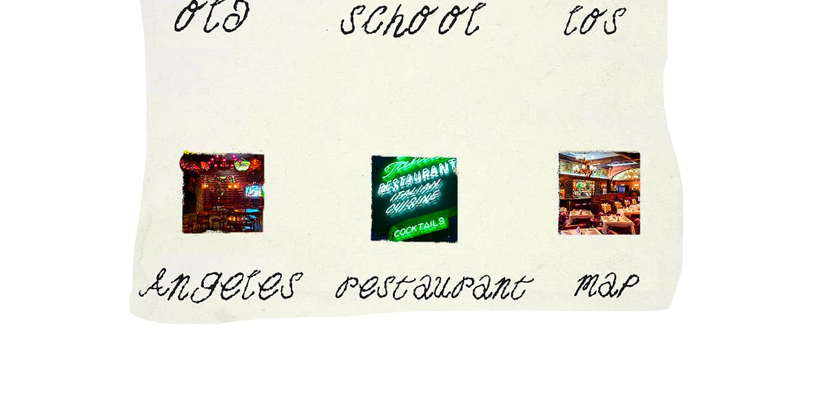 50+ Iconic Vintage LA Restaurants: Interactive Map of Old School Dining ...