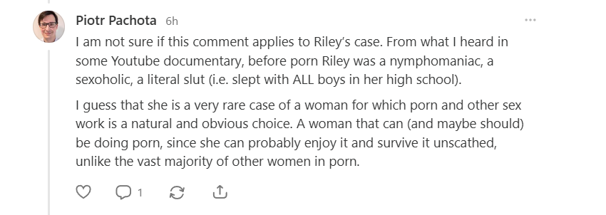 No, minors cannot be "sluts" - Vixen’s Substack