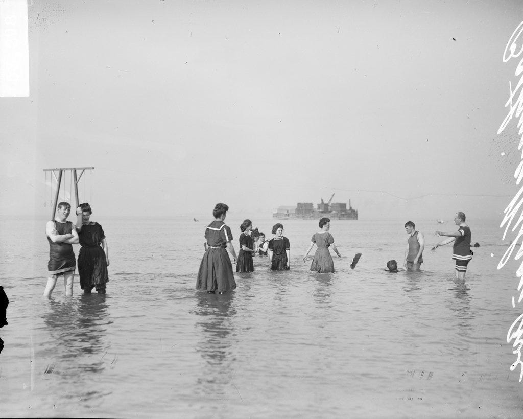When Montrose Point was for bathing - by Bob Dolgan