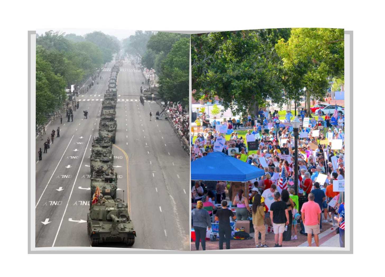 Military Parade vs No Kings Protests: the Conundrum of Partisan Problem ...