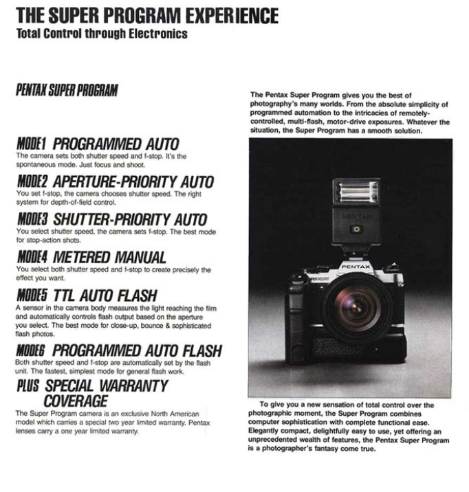 Pentax Super Program (Super-A) - Weier Photography Blog