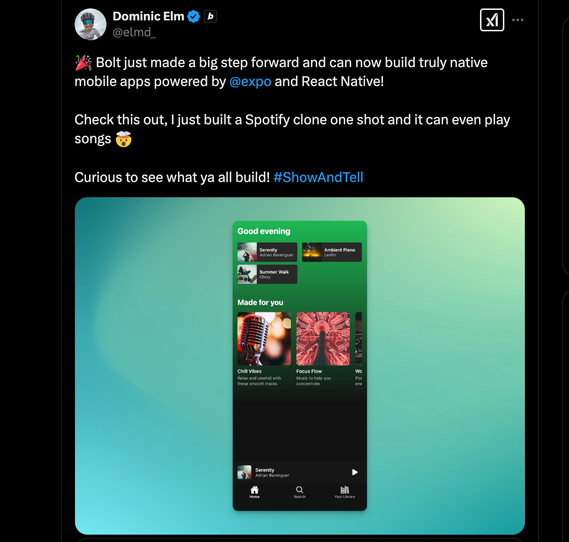 Everyone is iOS Dev Now: Bolt + Expo Tutorial