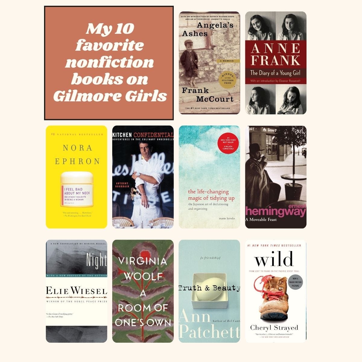 Nonfiction Books the Gilmore Girls Read