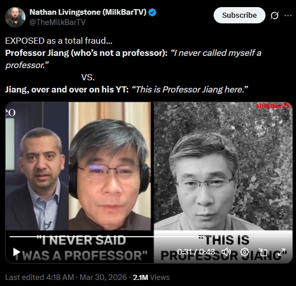 The Sudden Rise Of "Professor" Jiang Xueqin, A Former United Nations ...