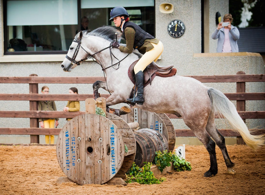 Stiff competition in Pony Working Hunter Championship at Hagans Croft