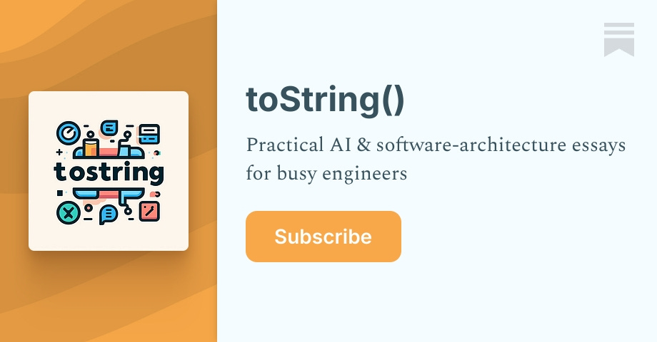 toString() | Marco Altea | Substack
