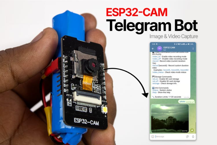 Building a Remote Camera Bot: ESP32-CAM + Telegram for Instant Image ...