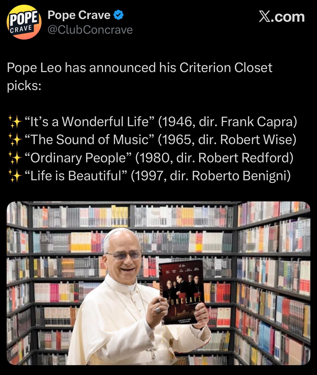 Pope Leo’s Favorite Films Are a Direct Hit on Greed, Fascism, and Cynicism